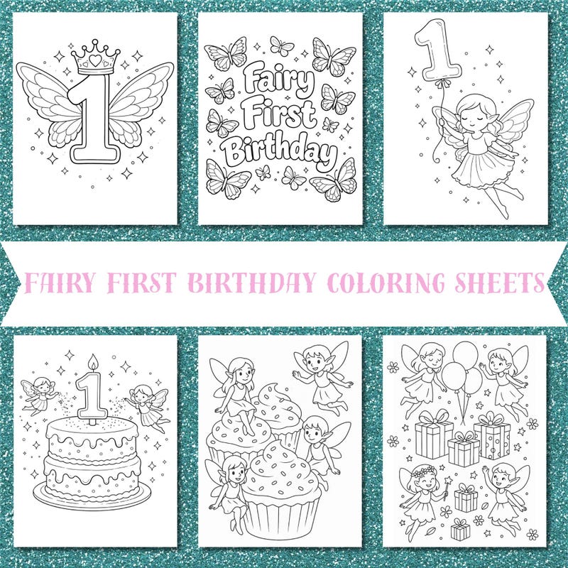 Fairy for Colouring - Etsy UK