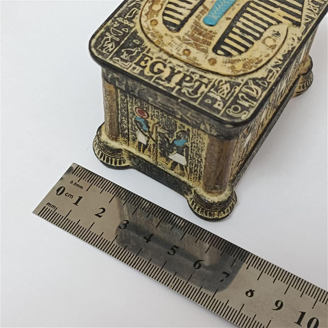 Handmade Egyptian Tutankhamun Box - Ancient Pharaonic Jewelry Souvenir ...