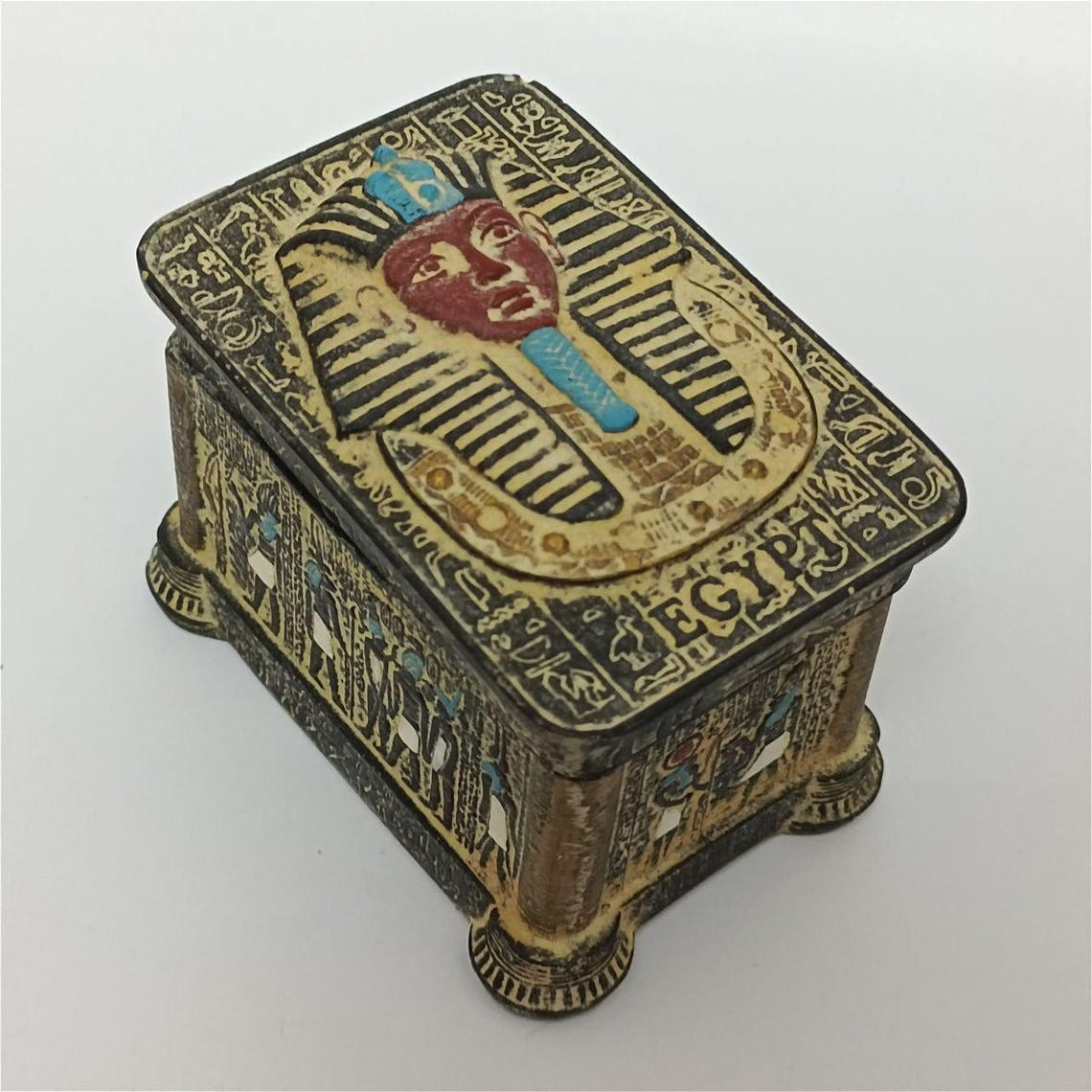 Handmade Egyptian Tutankhamun Box - Ancient Pharaonic Jewelry Souvenir ...