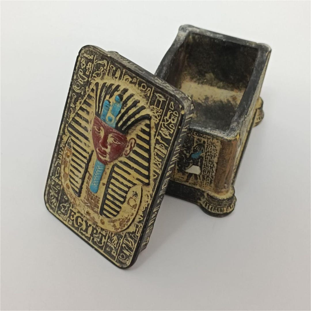 Handmade Egyptian Tutankhamun Box - Ancient Pharaonic Jewelry Souvenir ...