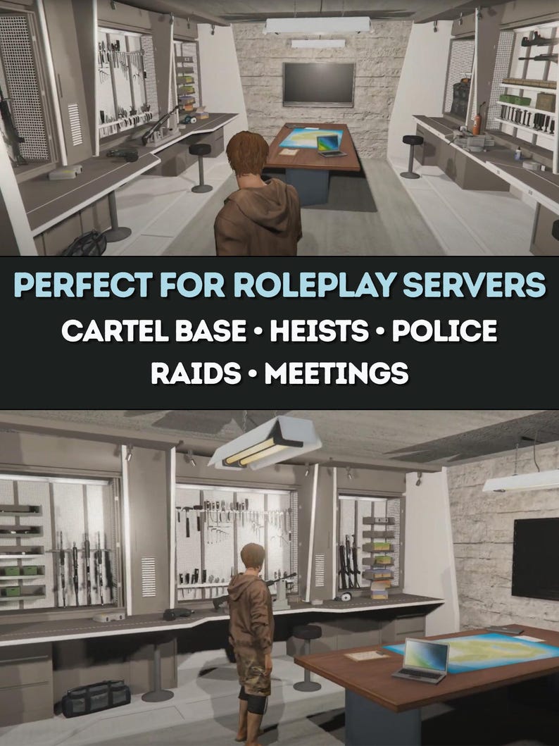 Fivem Bunker MLO – Underground Base With Secret Room | Optimized RP ...