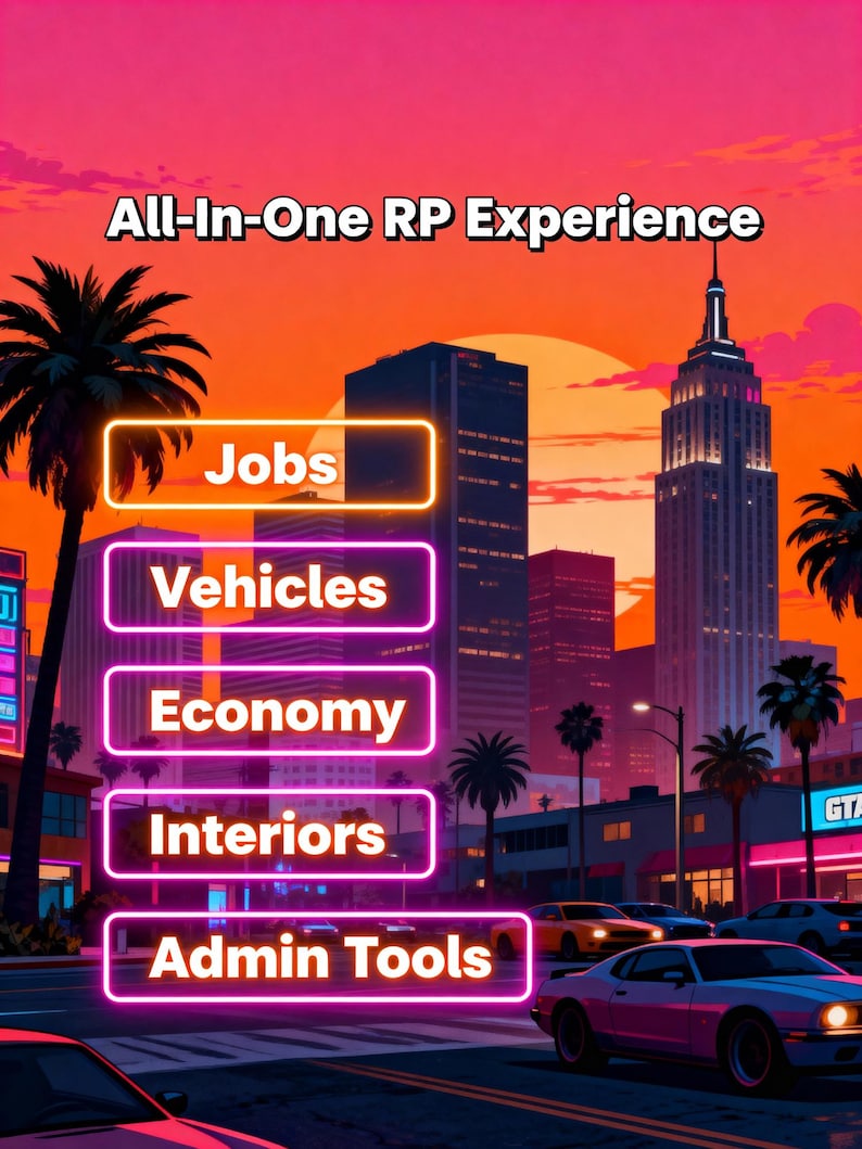 Fivem Plug and Play RP Server | Complete Pre-built Roleplay Framework ...