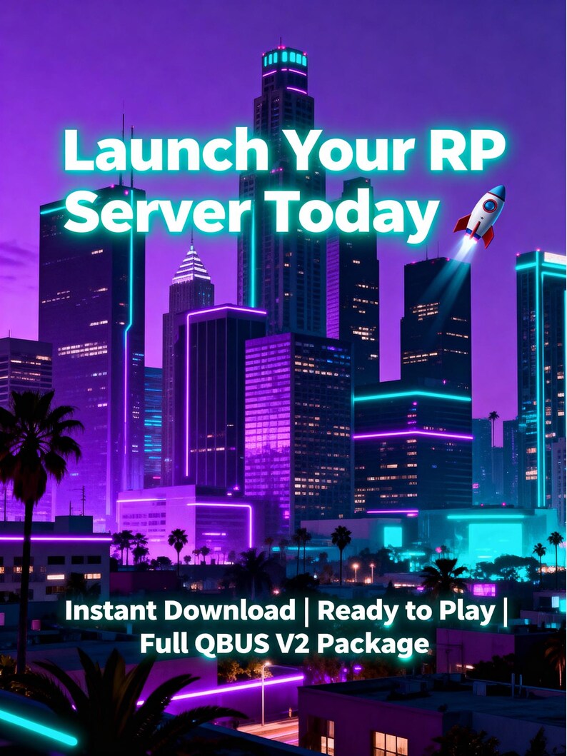 QBUS V2 Fivem RP Server | Complete Pre-built Framework With SQL ...