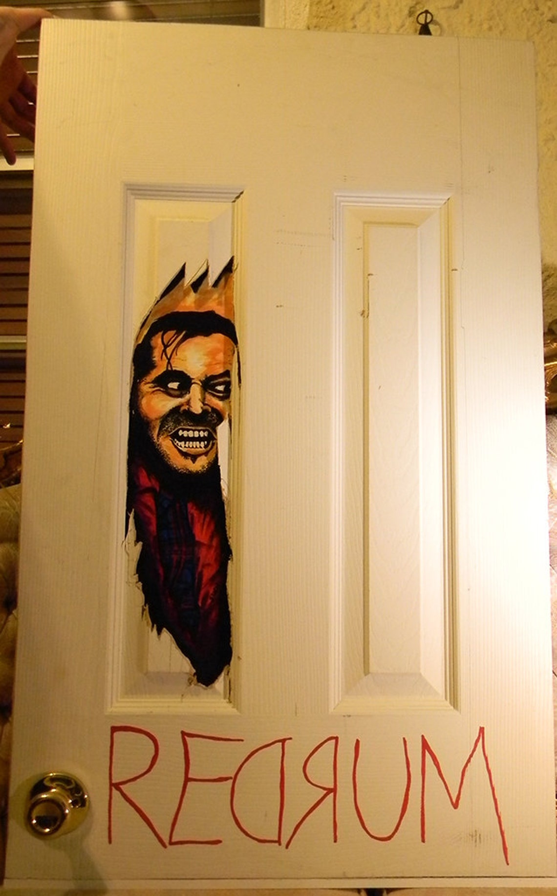 The Shining ,here Comes Johnny, Jack Nicolson,3d Painting Redrum - Etsy