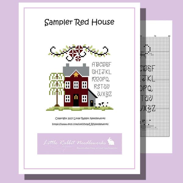 Salt Box House Pattern Pdf - Etsy