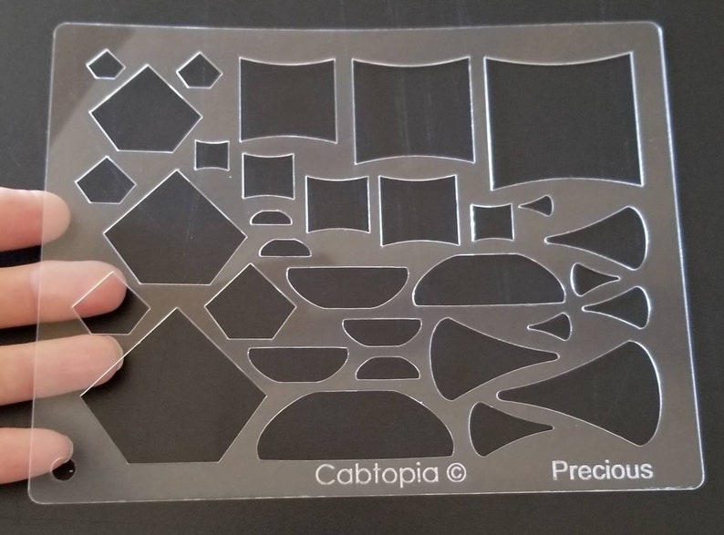 Precious Template...cabochon Lapidary Jewelry - Etsy