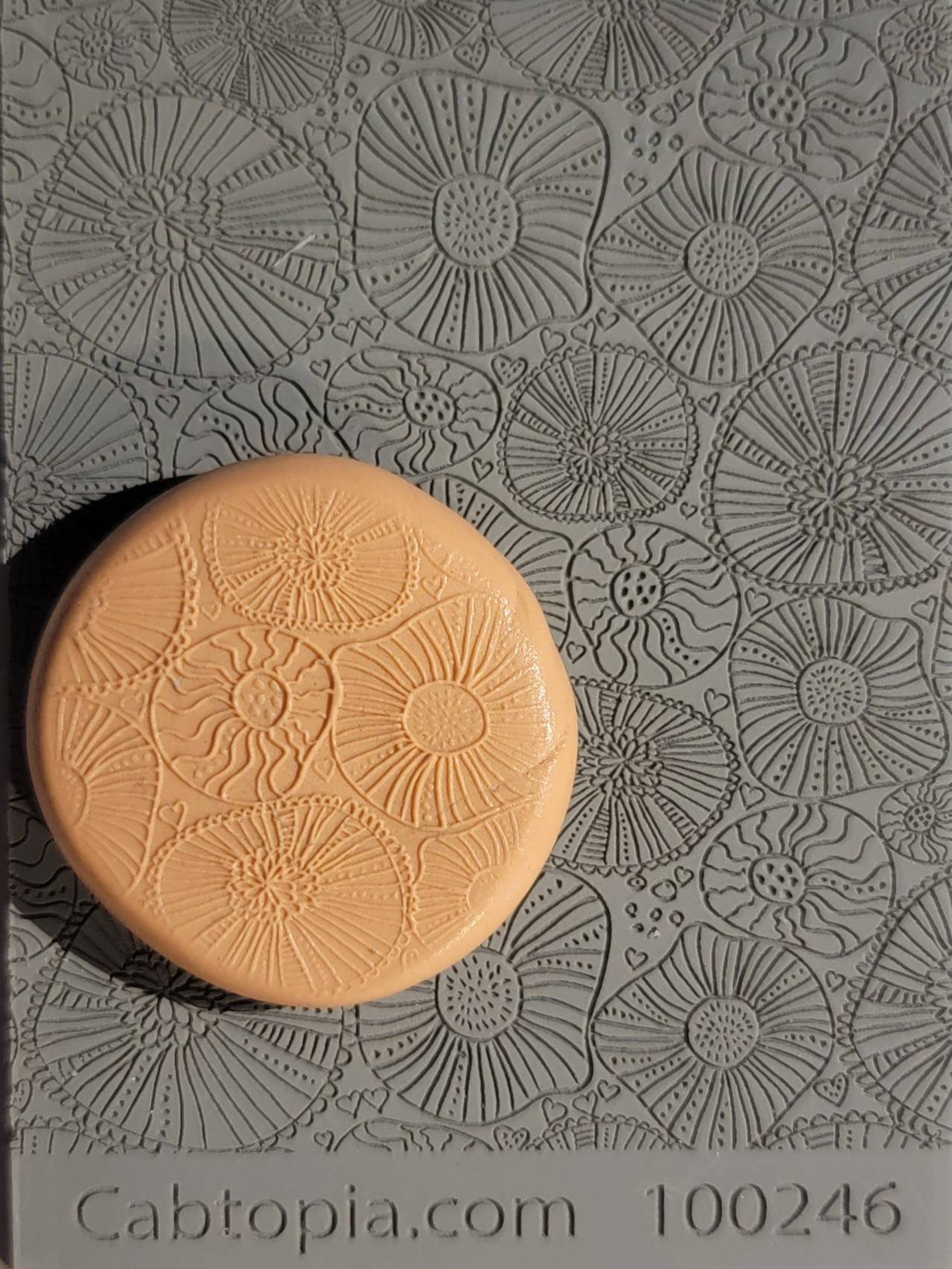 Cabtopia Jellyfish Texture Mat for Clay Clay Pattern - Etsy