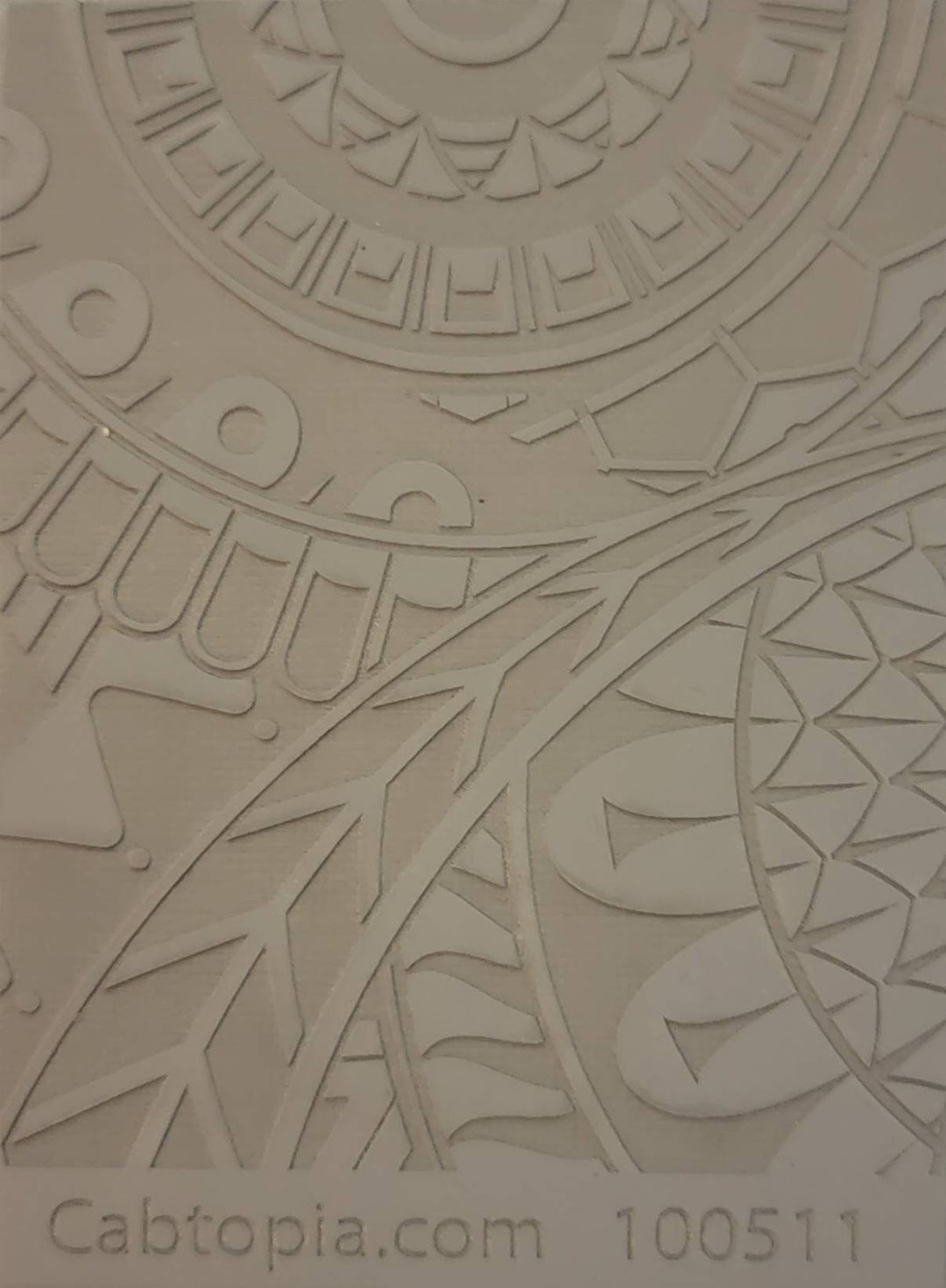 Cabtopia | Tribal Tread | Texture Mat for Clay| Clay Pattern Stamps ...