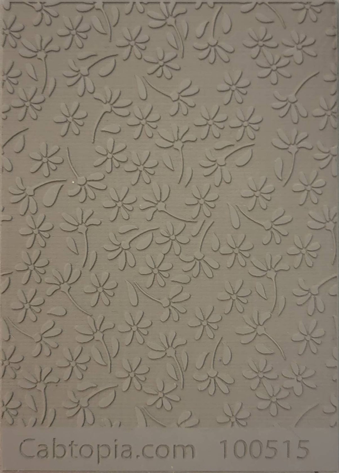Cabtopia | Little Flowers | Texture Mat for Clay| Clay Pattern Stamps ...