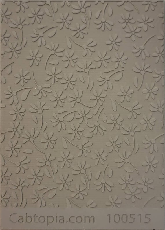 Cabtopia Little Flowers Texture Mat for Clay Clay Pattern - Etsy