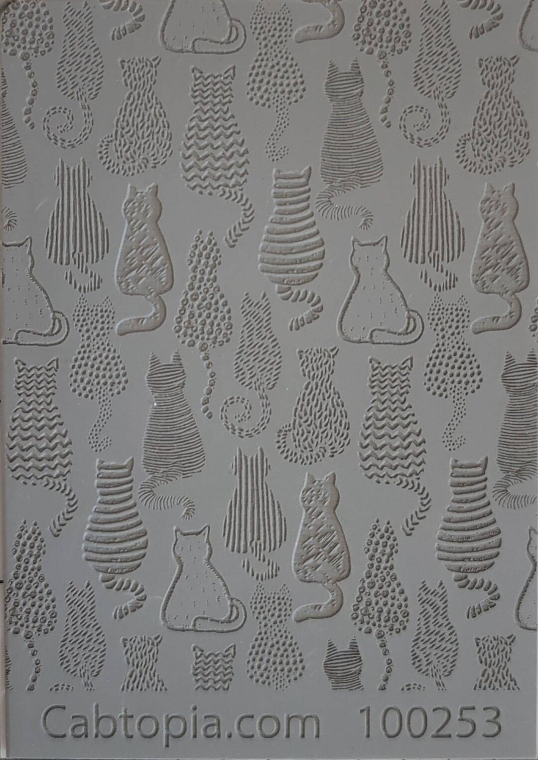 Cabtopia| Cats | Texture Mat for Clay| Clay Pattern Stamps| Clay ...