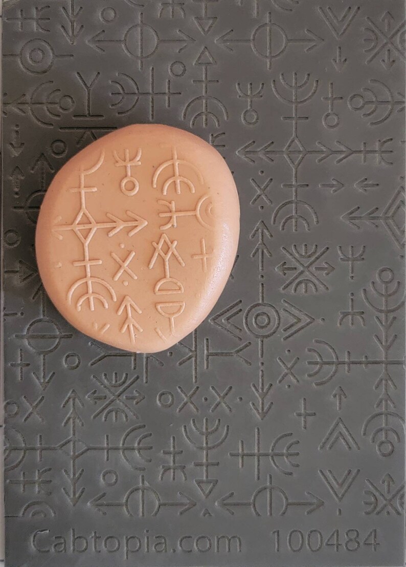 Cabtopia| Rune Ruinc Script Writing | Texture Mat for Clay| Clay ...