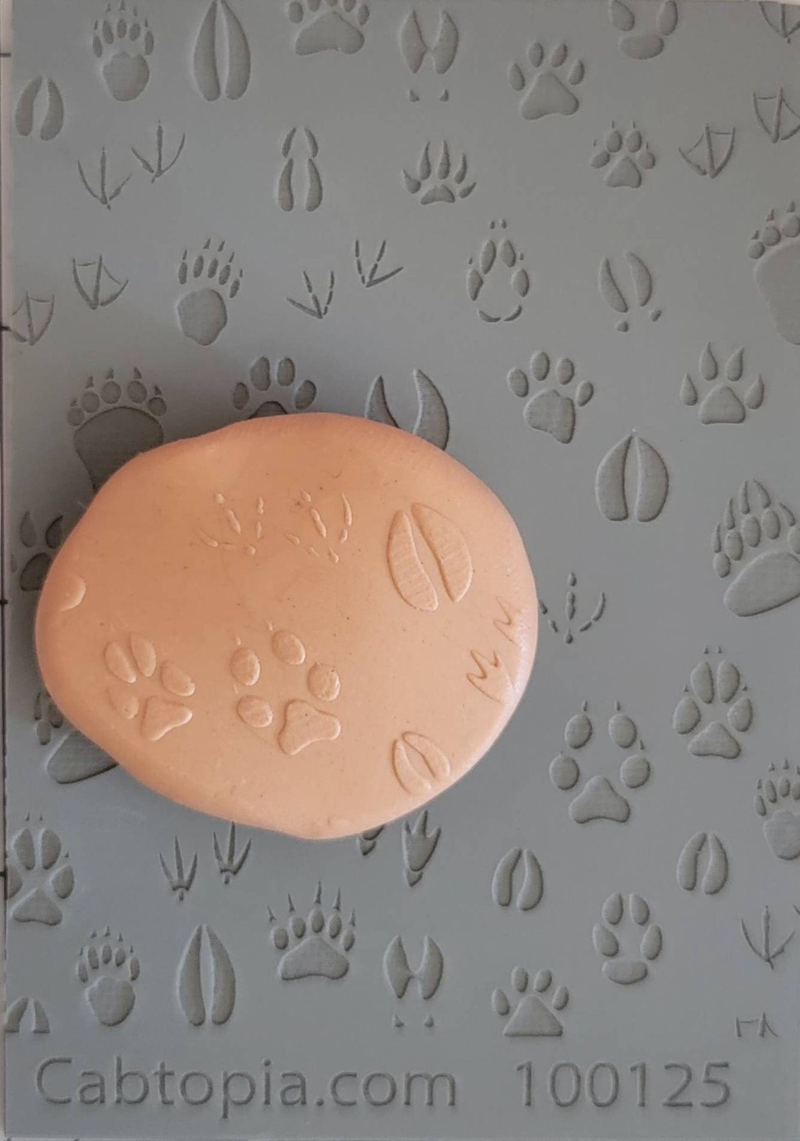 Cabtopia| Paws & Claws | Texture Mat for Clay| Clay Pattern Stamps ...