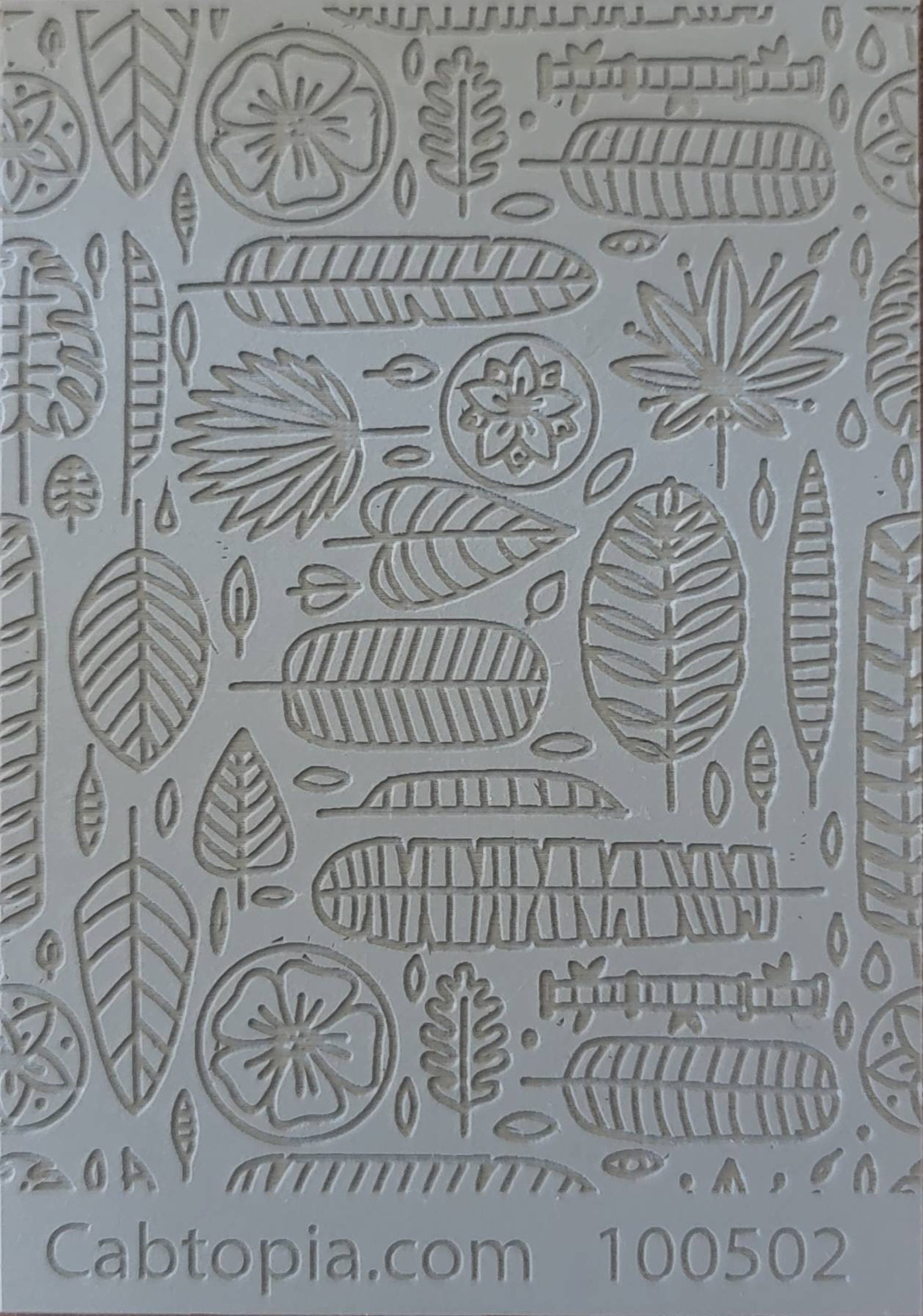 Cabtopia Leaves and Stuff Texture Mat for Clay Clay - Etsy