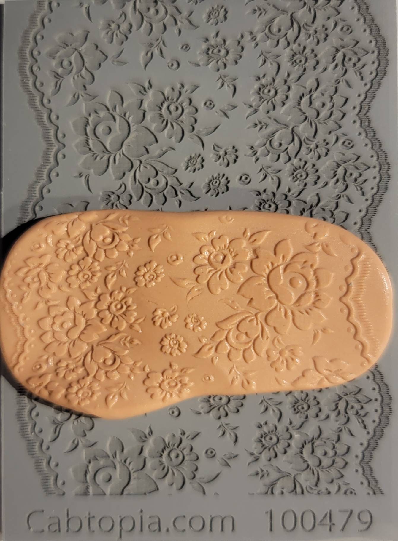 Cabtopia Floral Lace Texture Mat for Clay Clay Pattern - Etsy