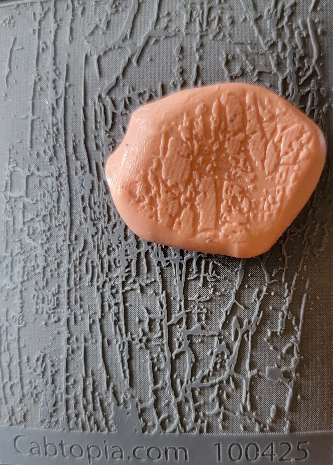 Cabtopia| Burnt Wood | Texture Mat for Polymer Clay| Clay Pattern ...