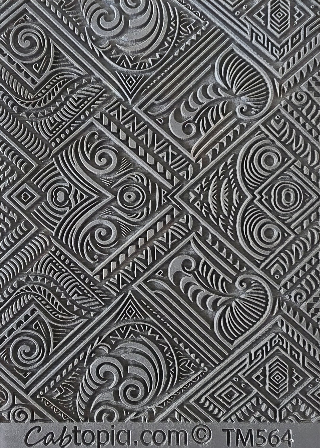 Cabtopia | Māori Pattern | Texture Mat for Clay| Clay Pattern Stamps ...