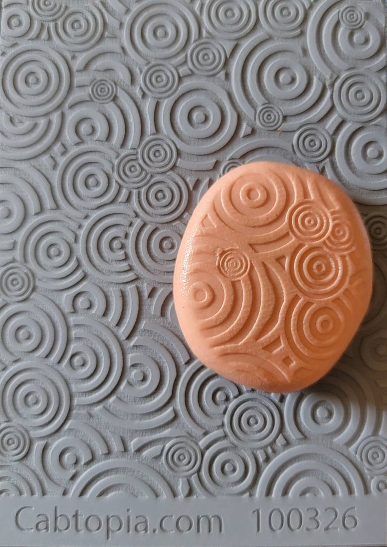 Cabtopia| Bullseye Ballet | Texture Mat for Clay| Clay Pattern Stamps ...