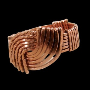 Copper Wire Wrapped Hug Ring Copper Hug Ring Copper Ring - Etsy