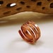 Hand Textured Copper Ring Any Size Hand Stamped Copper - Etsy