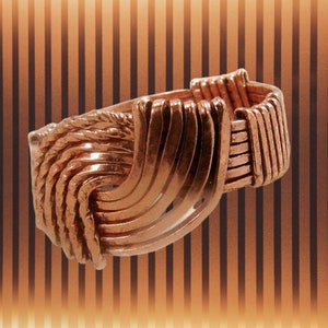 Copper Wire Wrapped Hug Ring Copper Hug Ring Copper Ring - Etsy