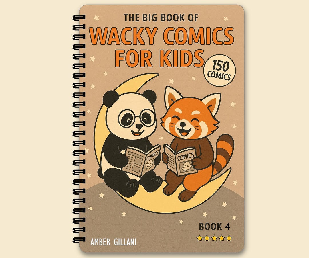 The Big Book of Wacky Comics for Kids, Funny Children's Graphic Novel ...