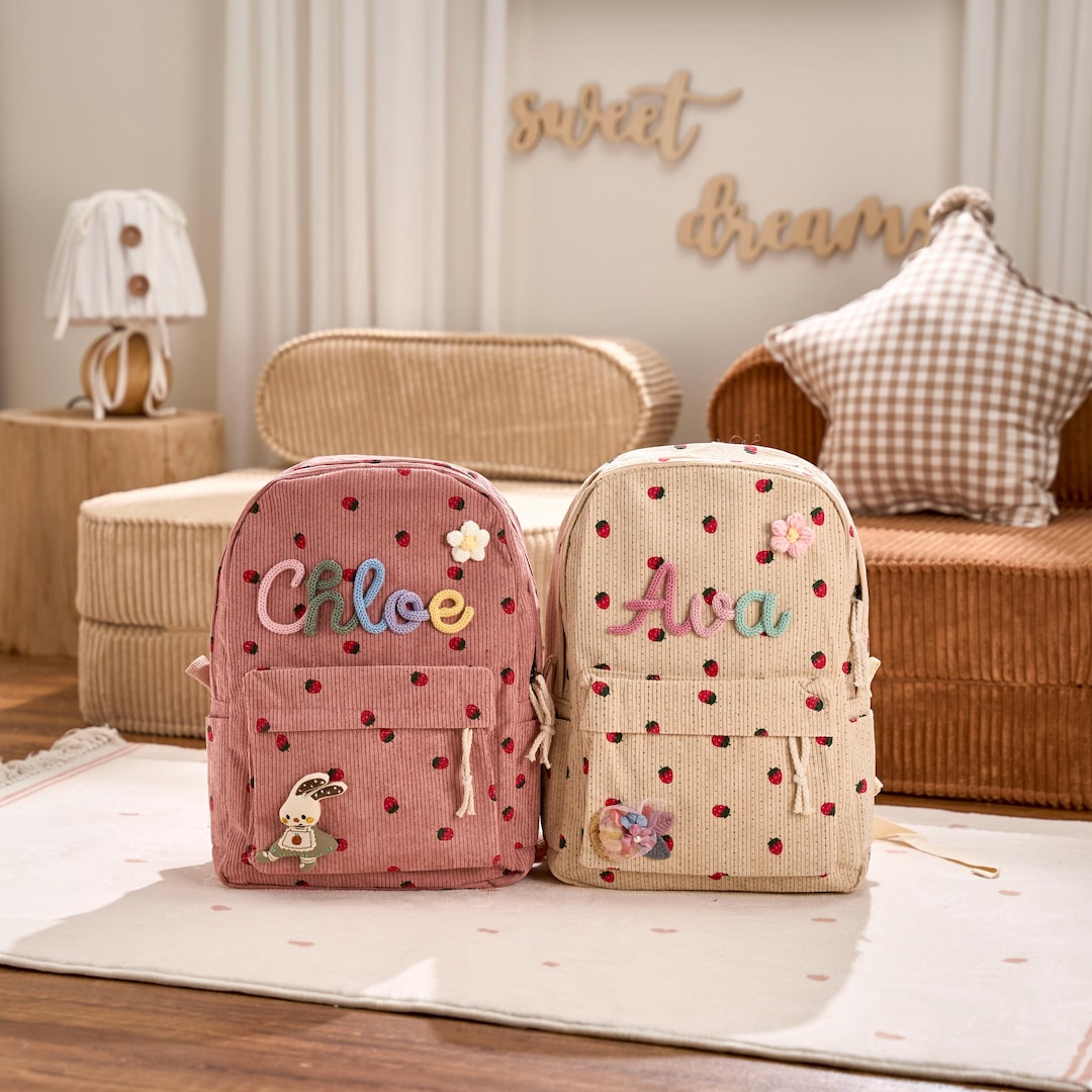 Personalized Kids Backpack With Name | Toddler Book Bag | Custom ...