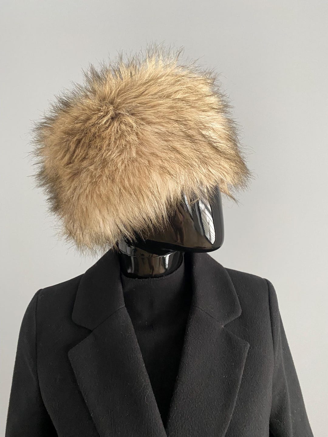 Laura Ashley Luxury Faux Fur Winter Hat, Fox Style 58-59 Cm - Etsy