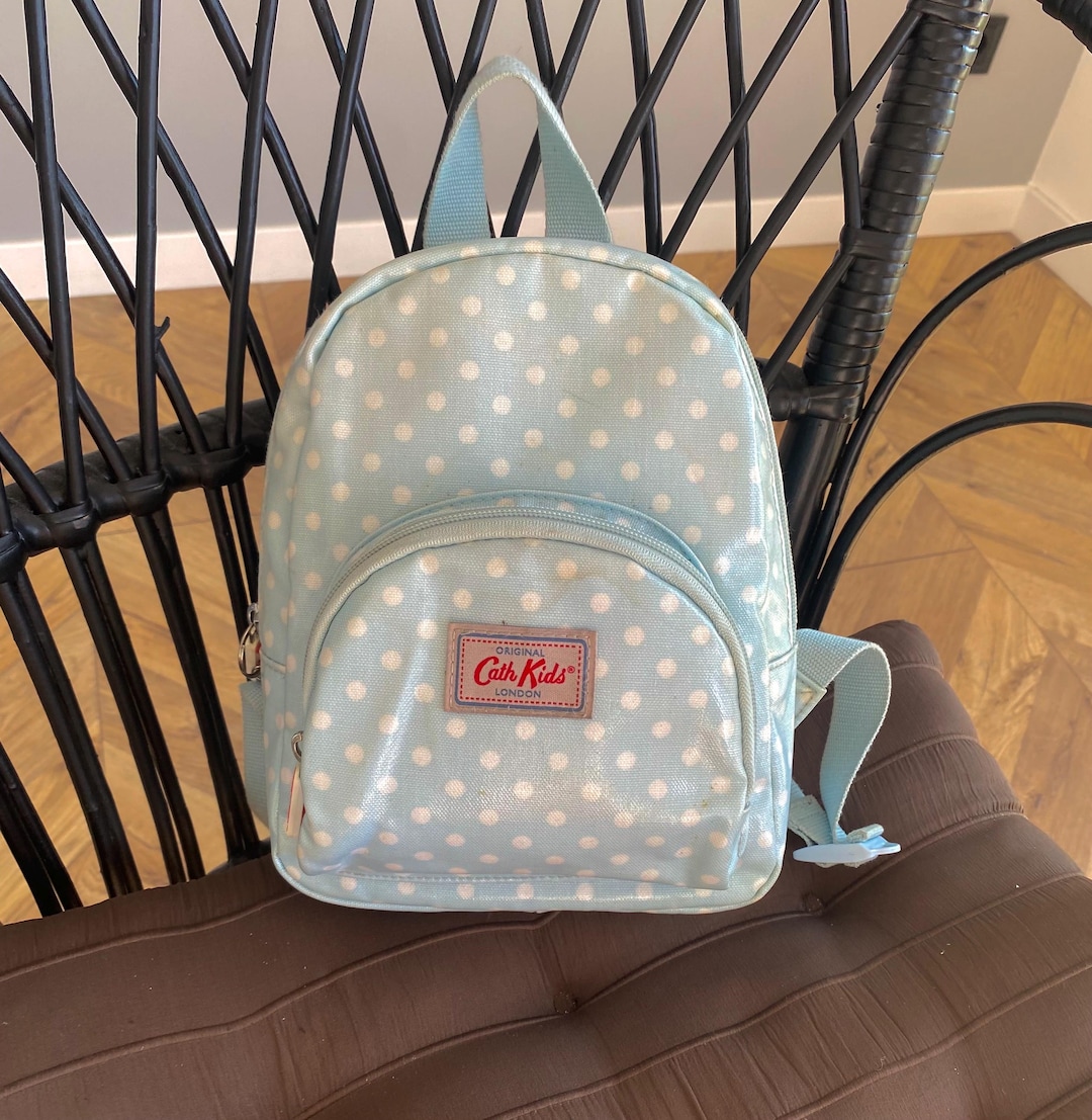 Cath Kidston Kids Backpack – Light Blue Polka Dot – Toddler Rucksack ...
