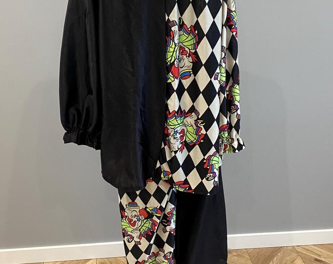 Vintage Adult Clown Costume – Jacket, Pants – Size S/M - Etsy