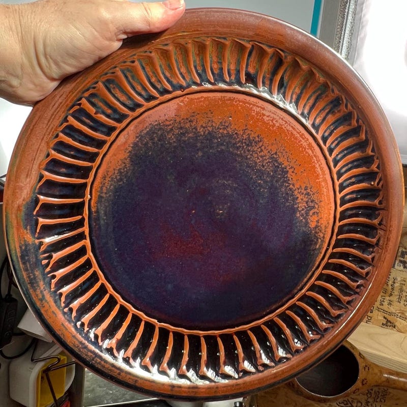 12 Studio Pottery Plates - Etsy