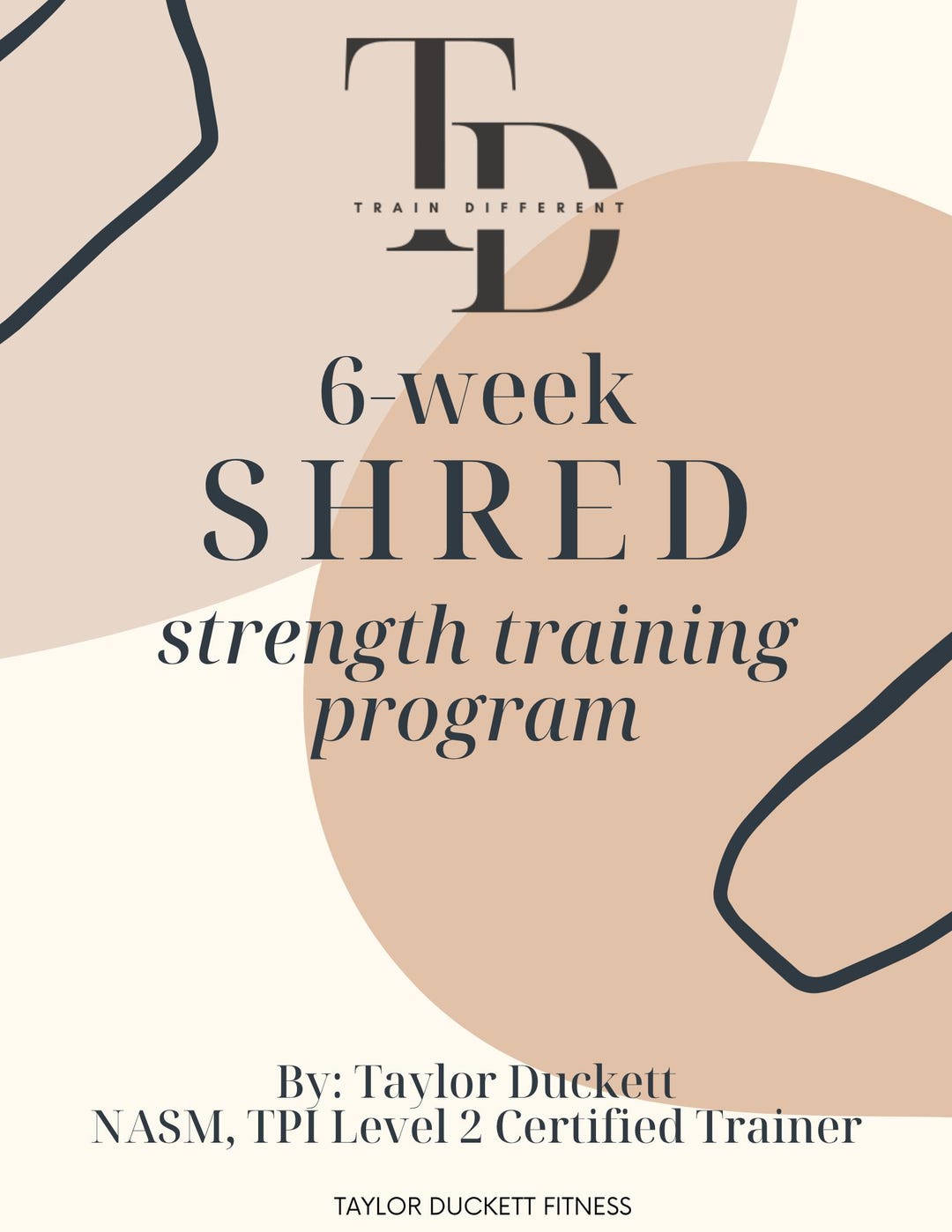 6-week Strength Training Plan - Etsy UK