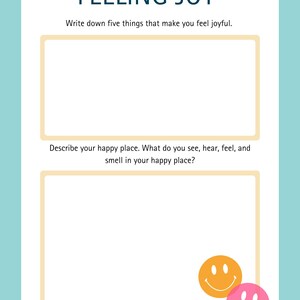 Kids Gratitude Journal Printable, Kids Mindfulness Worksheet Download ...