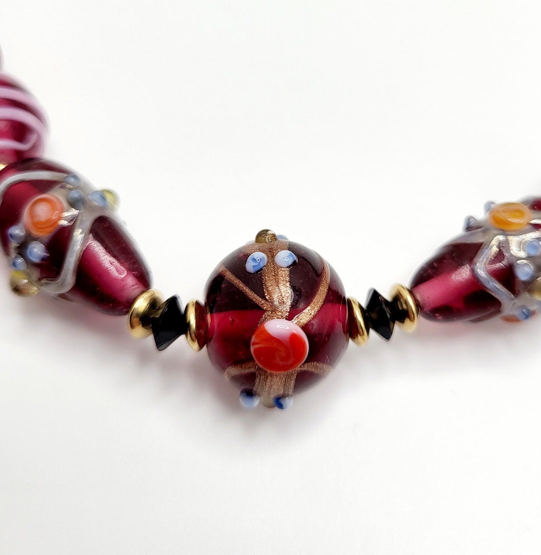 NEW Beautiful Victorian Cranberry With Pink Floral Design Lamp Glass ...