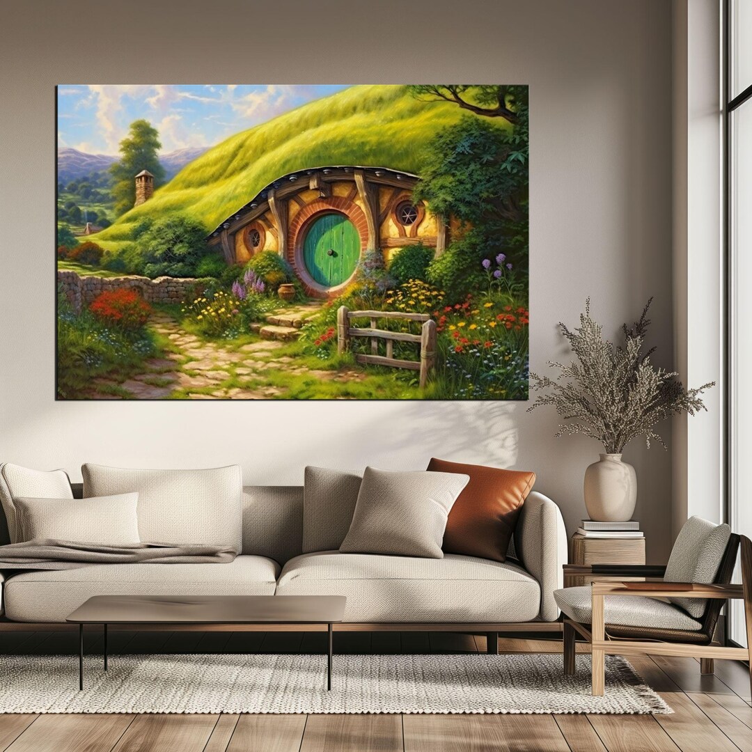 Lord of the Rings Canvas Painting, Hobbit Oil Painting Design Home ...