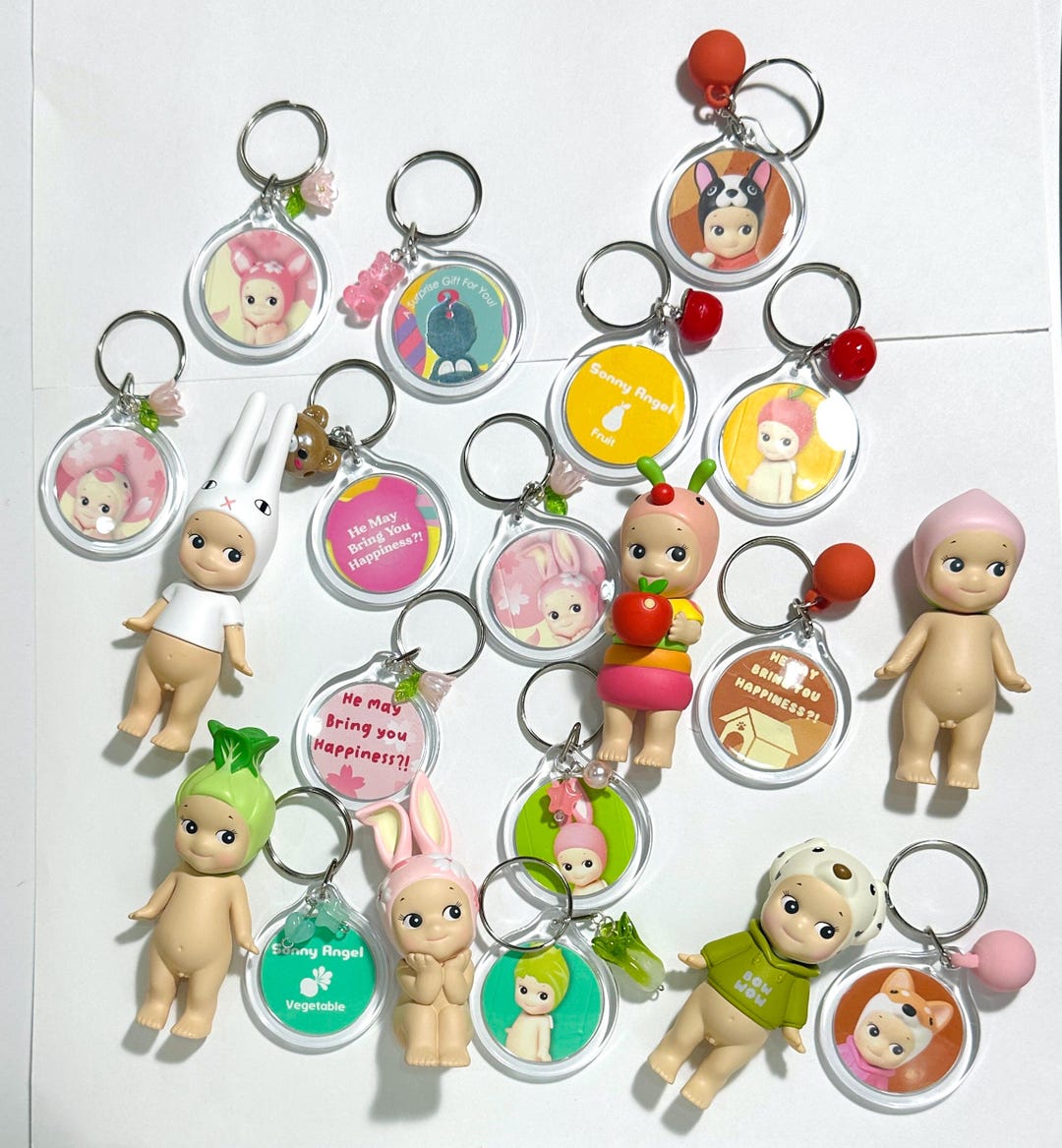 Sonny Angel Matching Frame Beaded Charm Keychains - Etsy