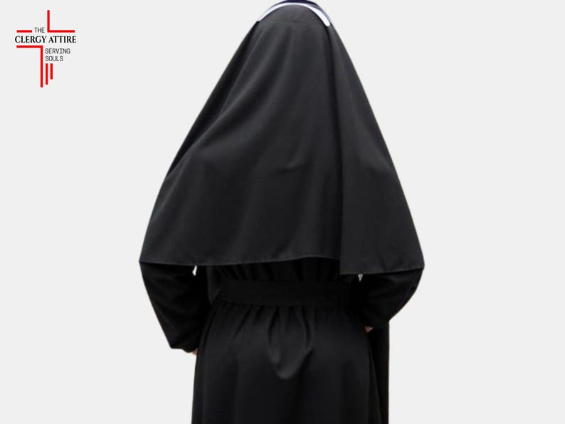 Custom Made Nun Habit Fancy Dress Garment Robe & Headset - Etsy