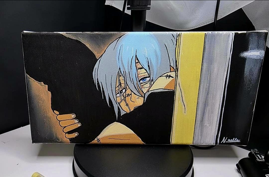 Mahito Jujutsu Kaisen Original Artwork 1 of 1 Anime Acrylic Canvas ...