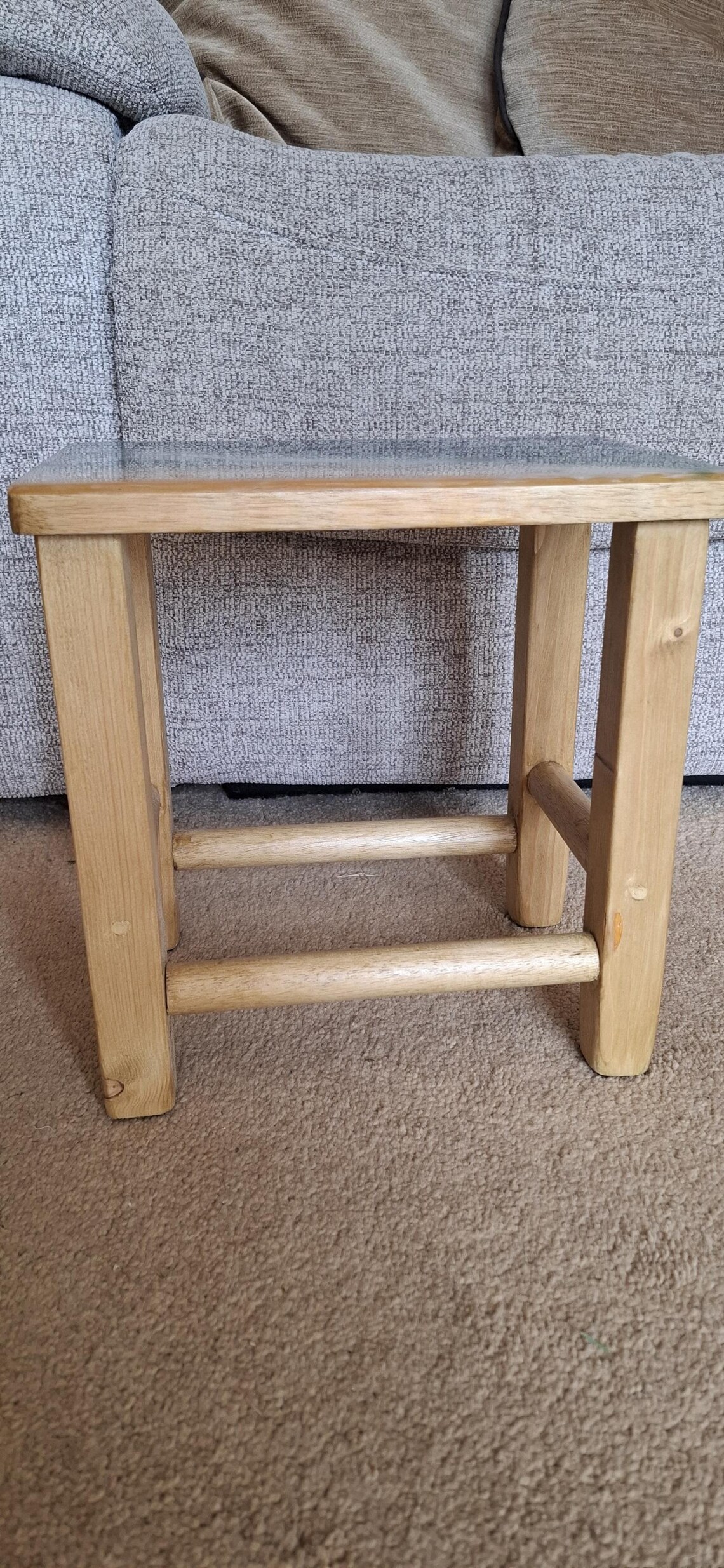 Beautiful Sea and Beach Themed Side Table. Perfect Size, Wooden Based ...
