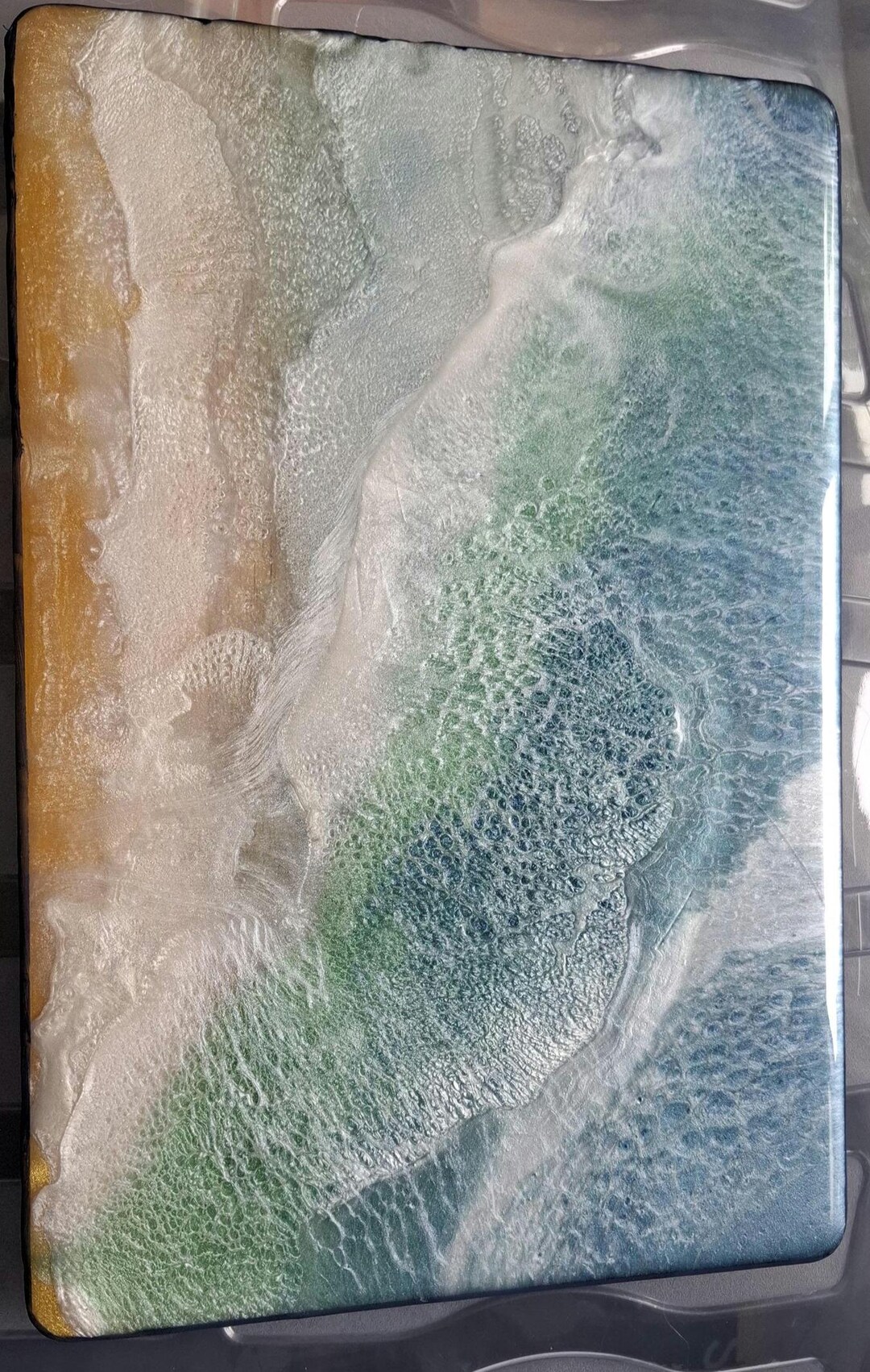 Beautiful Sea and Beach Themed Side Table. Perfect Size, Wooden Based ...