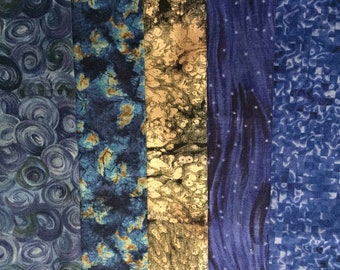 Blue gray fabric | Etsy