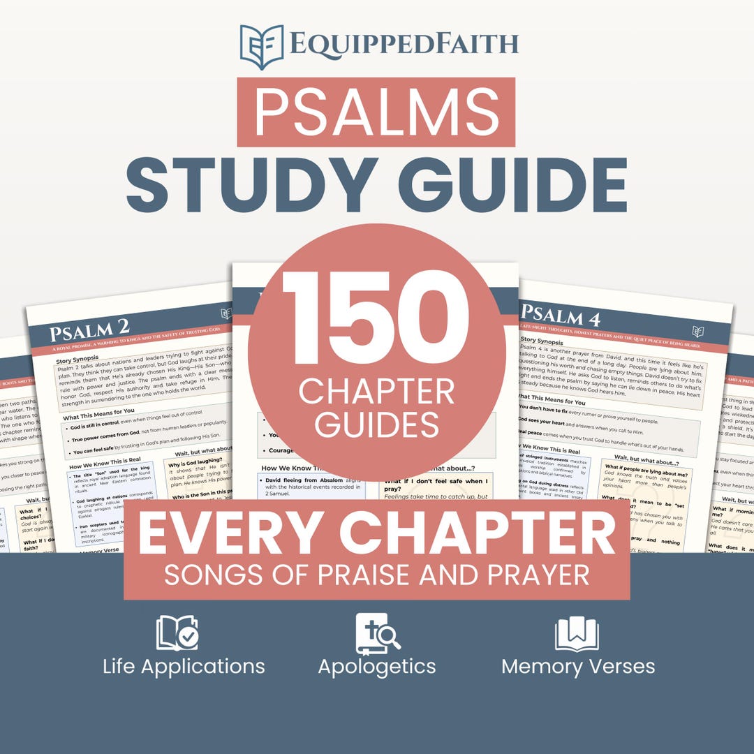 Psalms Bible Study Guide: Christian Devotional, Apologetics (PDF ...