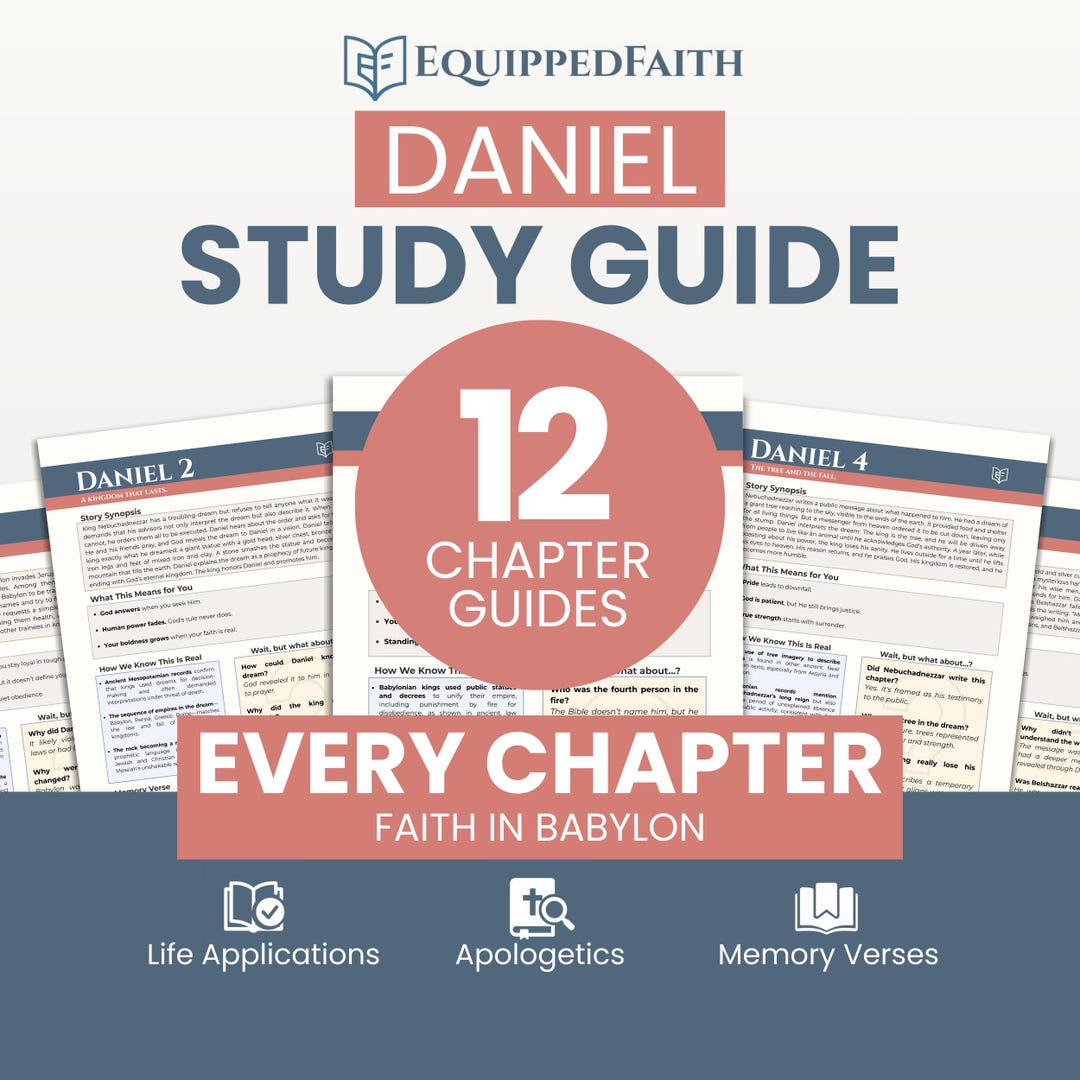 Daniel Bible Study Guide: Christian Devotional, Apologetics (PDF ...