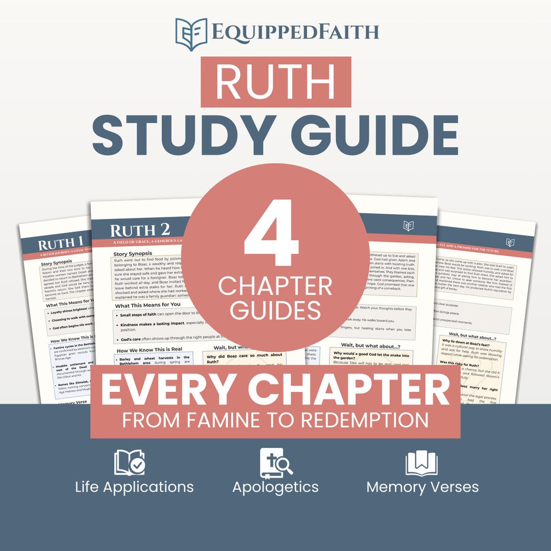 Ruth Bible Study Guide: Christian Devotional, Apologetics (PDF ...