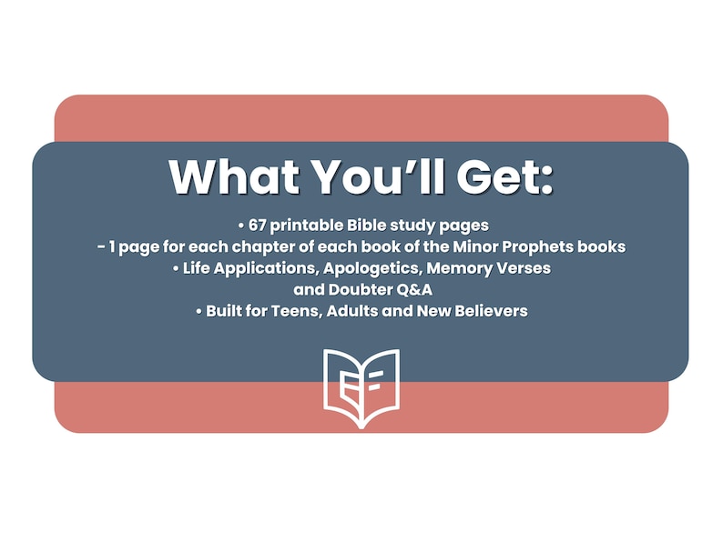 Minor Prophets Bible Study Guide: Christian Devotional, Apologetics ...