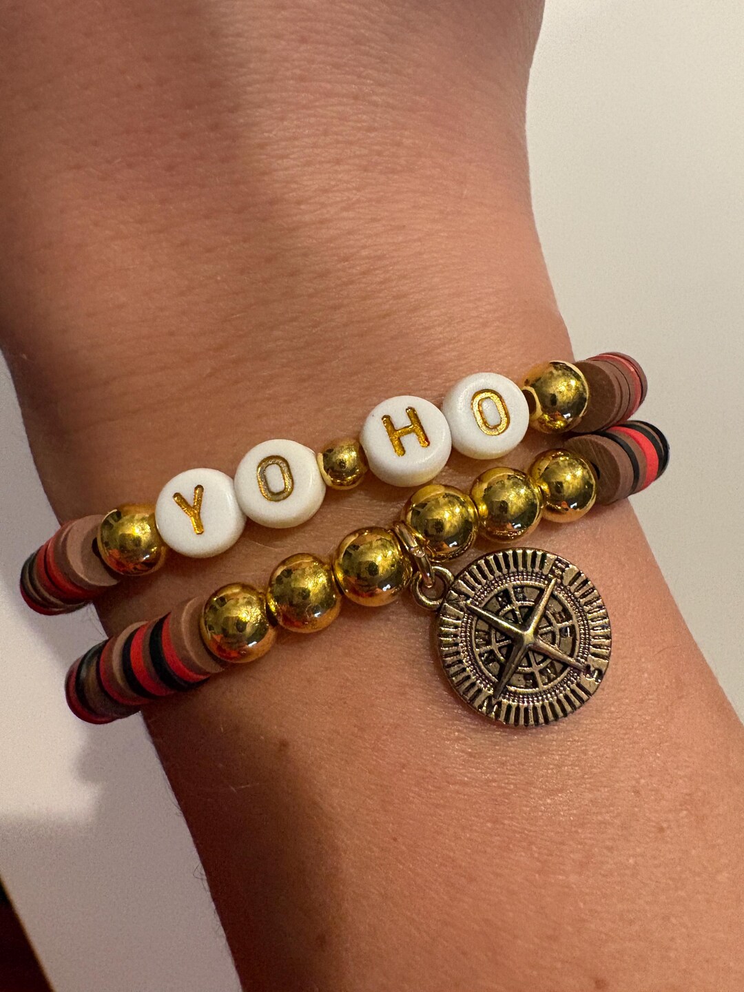 Yo Ho Pirates of the Caribbean Bracelet Stack | Disney-inspired Pirate ...