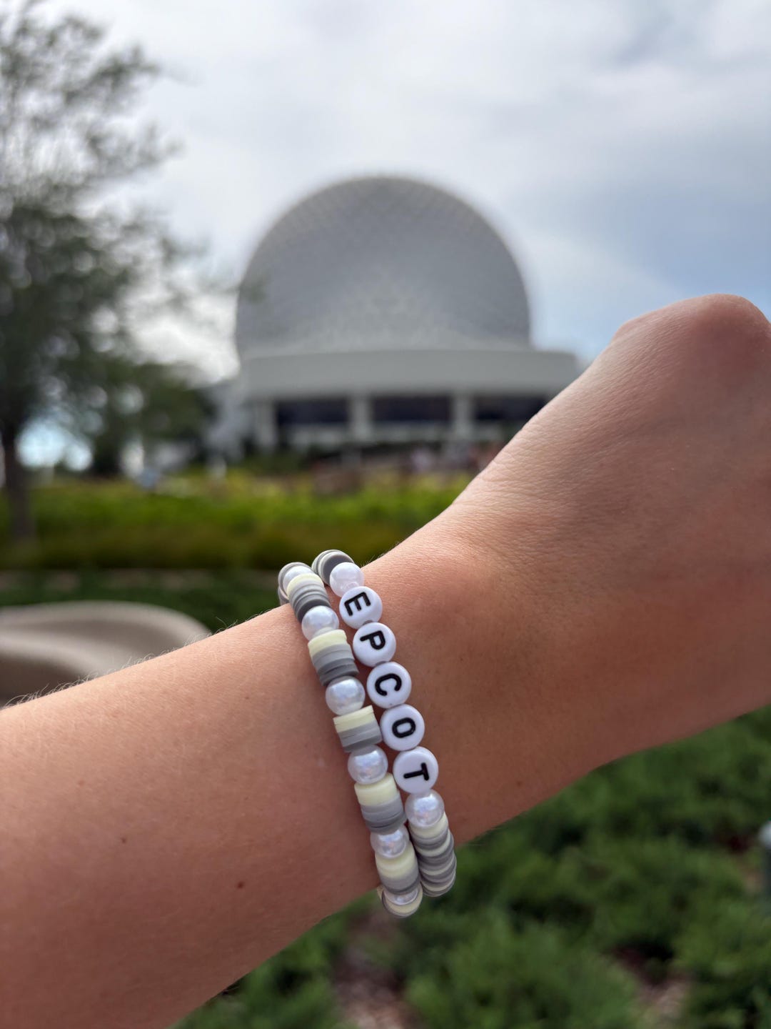 EPCOT Spaceship Earth Bracelet Stack | 2-bracelet Set | Disney-inspired ...