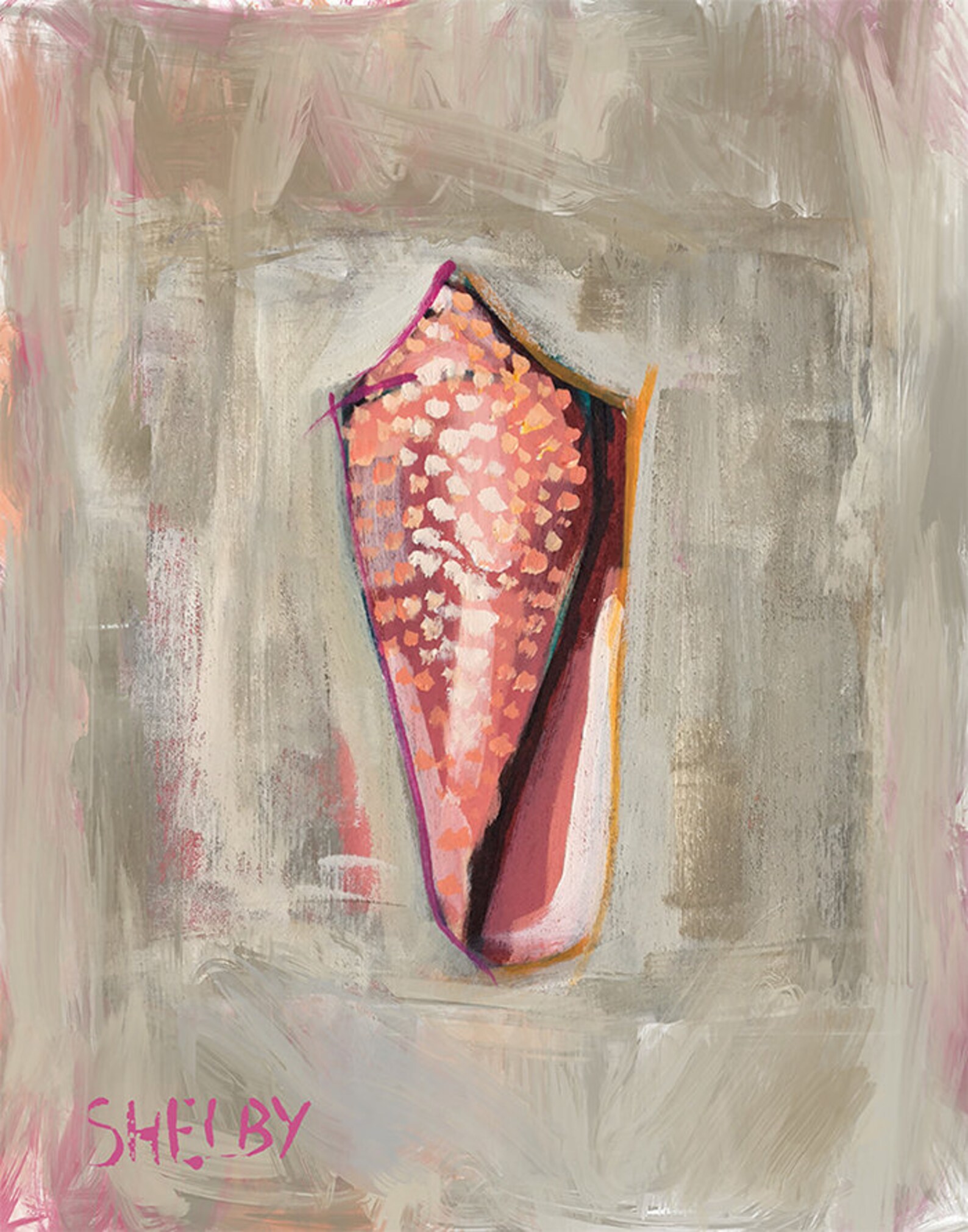 Shell Prints Art Print Wall Art Print Coastal Art - Etsy