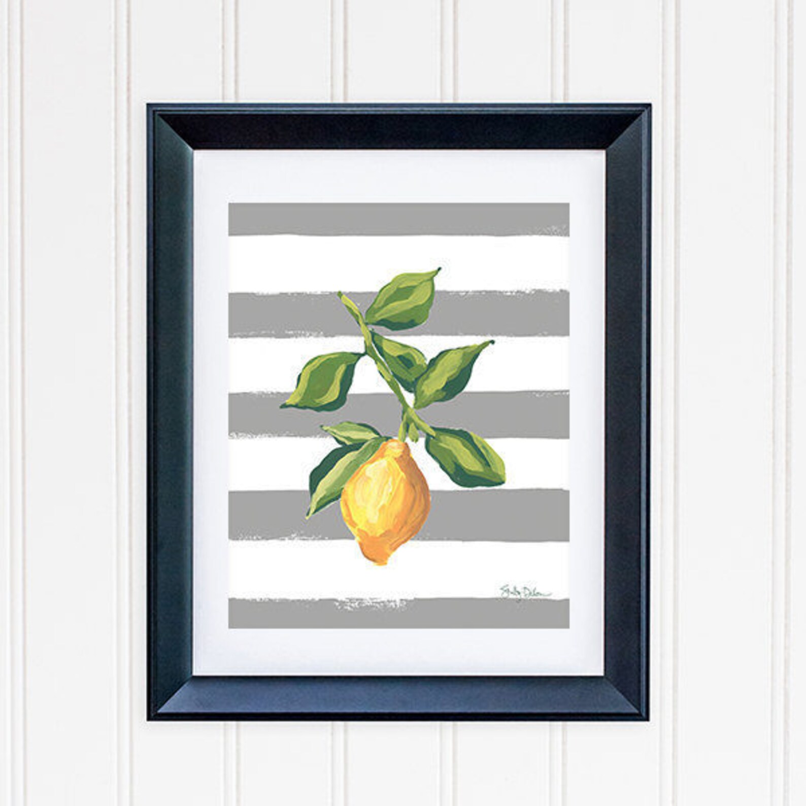 Lemon Wall Art Bundle Lemon Art Print Set Lemon - Etsy