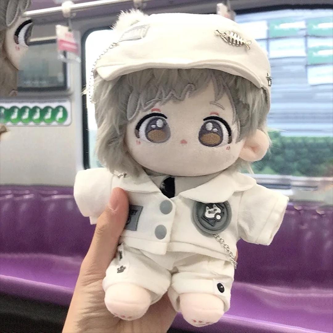 20cm Nakajima Atsushi Cotton Dress-up Dolls Cute Anime Bungo Stray Dogs ...